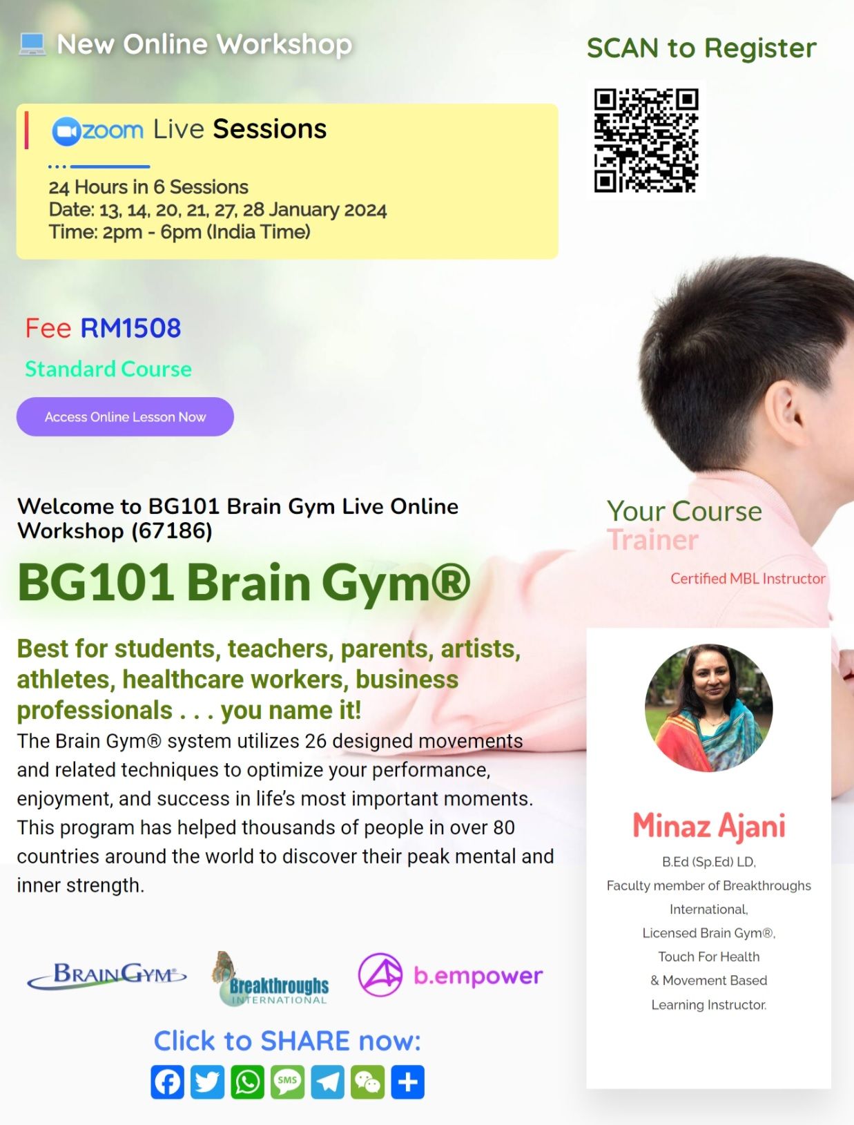 BG101 Brain Gym Live Online Workshop (67186) – Empwr2u