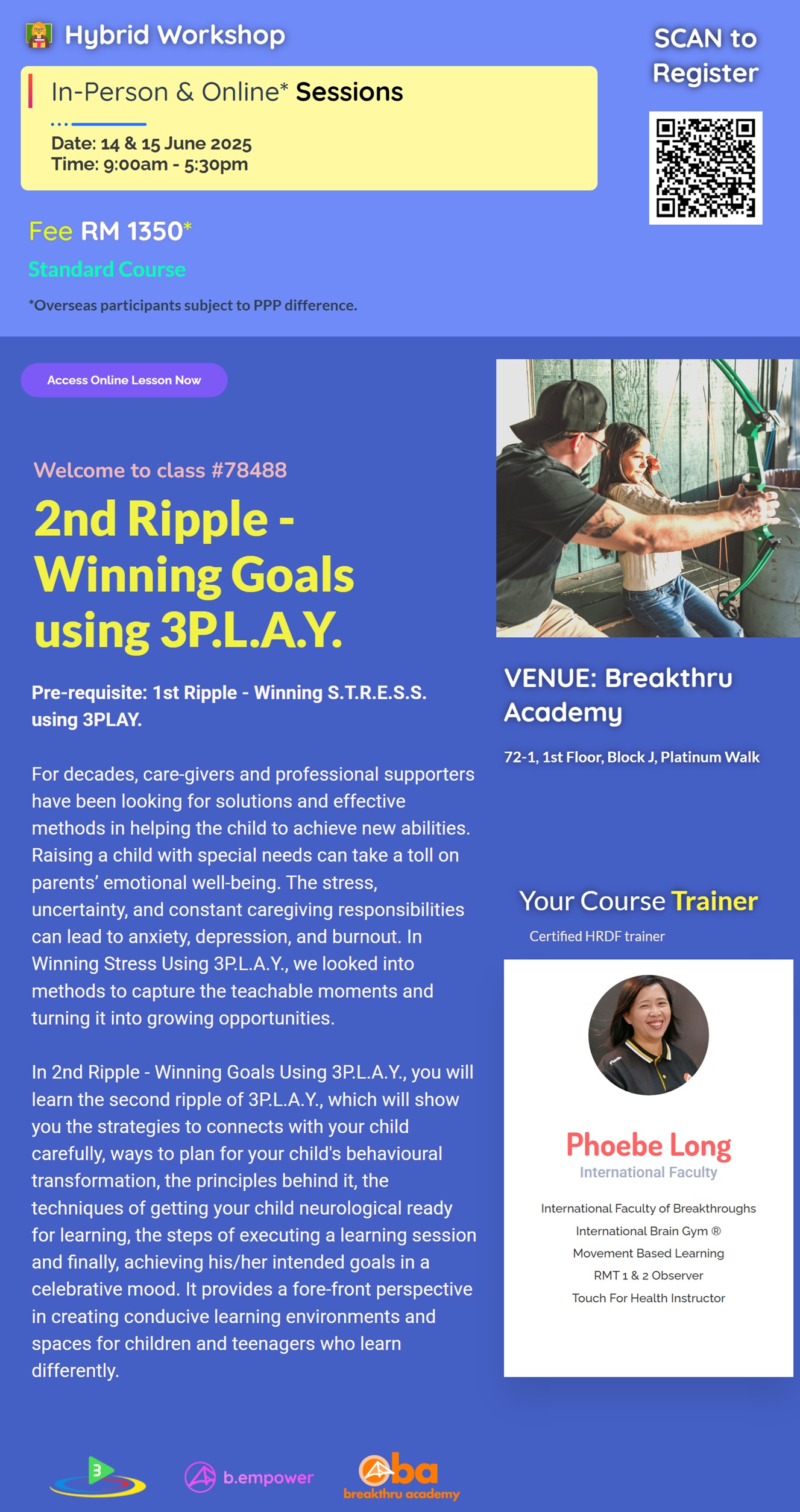 3PLAY 2nd Ripple – Winning Goals Using 3P.L.A.Y. | 3P.L.A.Y.飞跃突破法涟二 ...